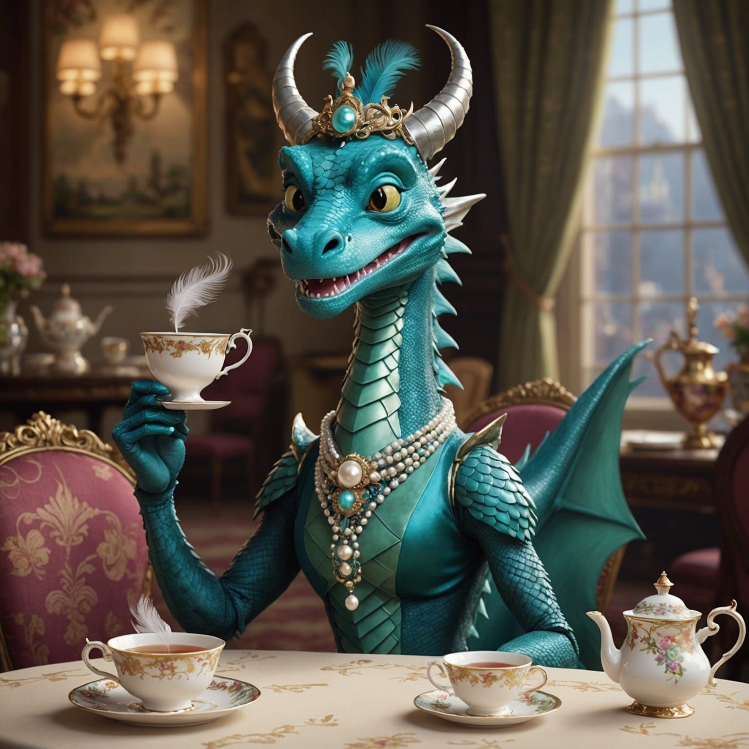 Lady dragon - AI Generated Artwork - NightCafe Creator