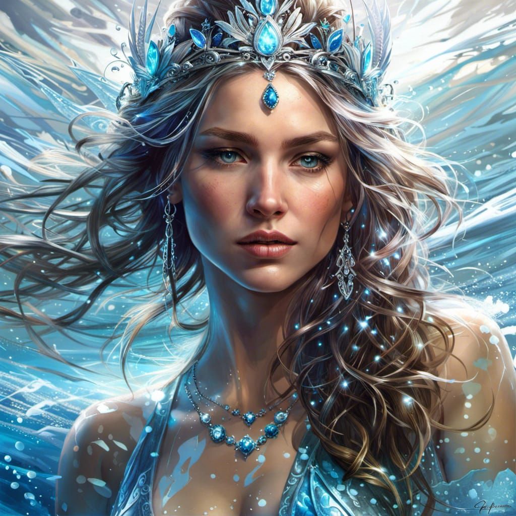 Water Princess - AI Generated Artwork - NightCafe Creator