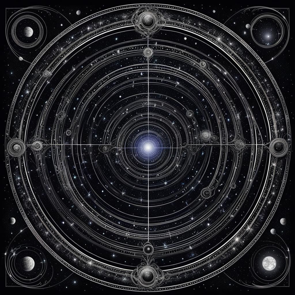 Galactic map II - AI Generated Artwork - NightCafe Creator