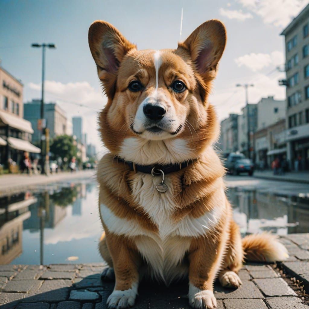 Corgi - Corgi Double Exposure
