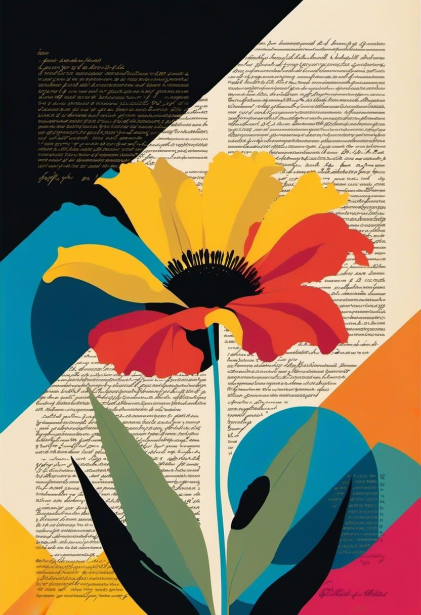 Human hand cursive writing ripped paper collage scrapbook cursive ...