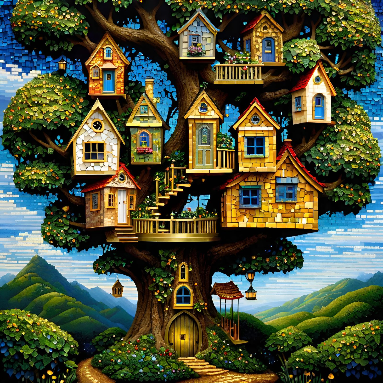 "Fae Woods Apartments" - AI Generated Artwork - NightCafe Creator