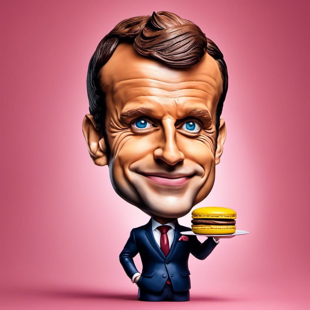 Macron/Macaron - AI Generated Artwork - NightCafe Creator