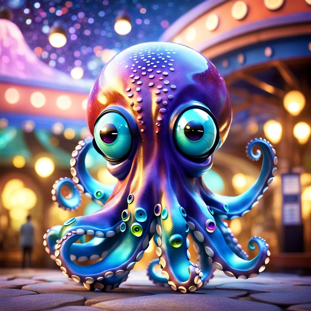 An image of an incorporeal Octopus doctor who is an extraterrestrial ...