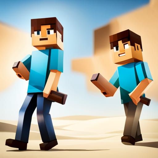 roblox minecraft character - AI Generated Artwork - NightCafe Creator