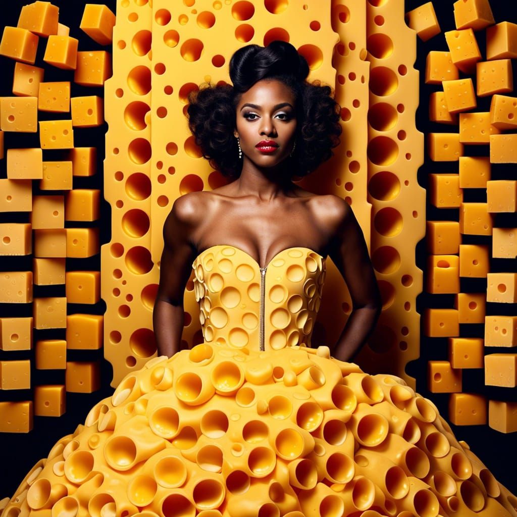 Cheese Dress - AI Generated Artwork - NightCafe Creator