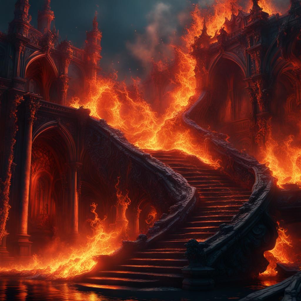 Flames - AI Generated Artwork - NightCafe Creator