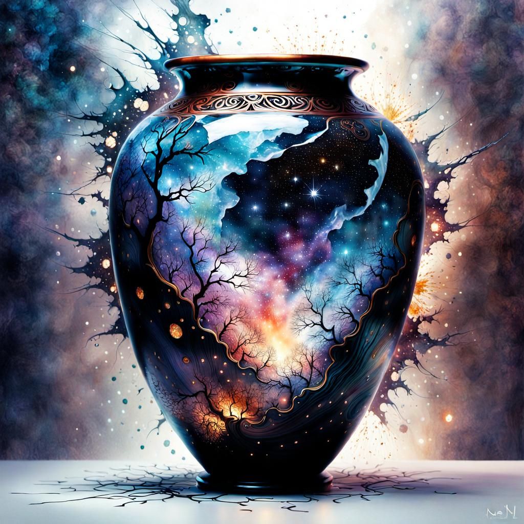 Fantasy Vase - AI Generated Artwork - NightCafe Creator