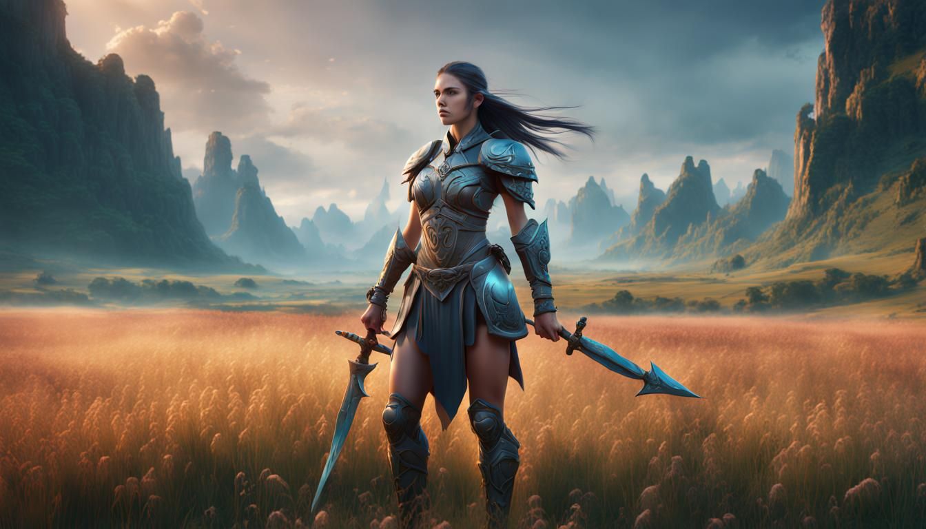 RPG Character - Warrior - AI Generated Artwork - NightCafe Creator