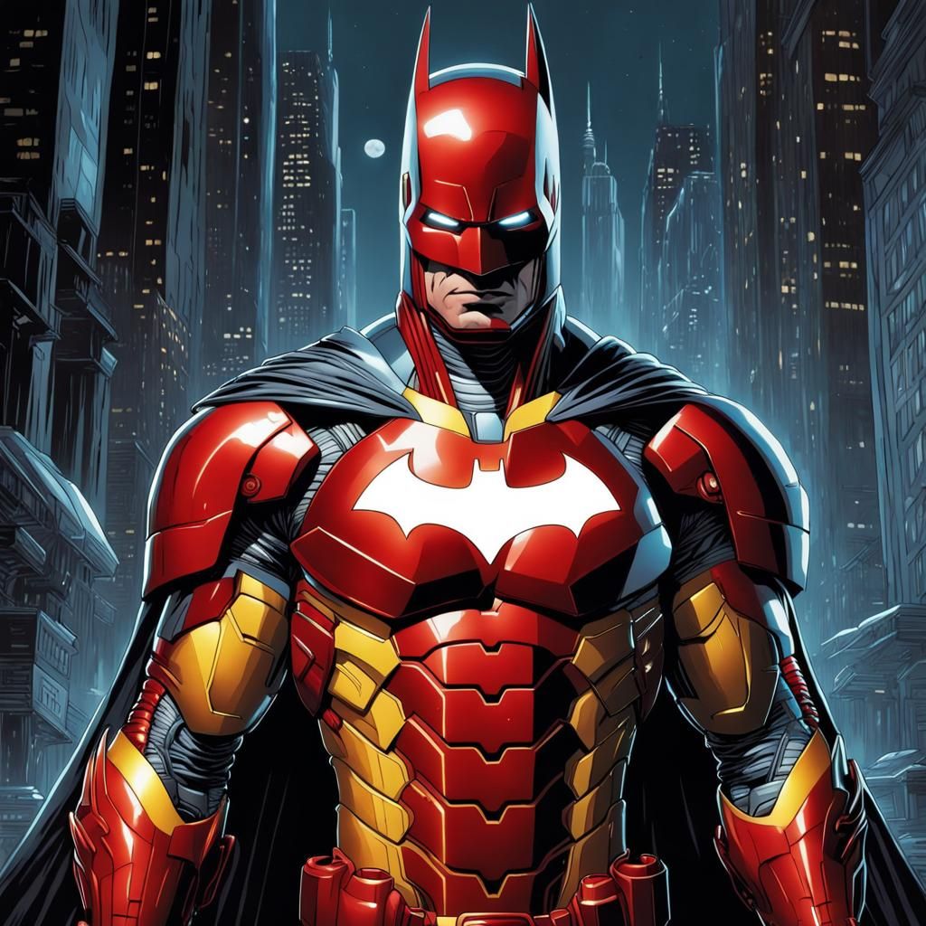 Iron Bat Man - AI Generated Artwork - NightCafe Creator