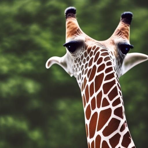 Alien Giraffe - AI Generated Artwork - NightCafe Creator