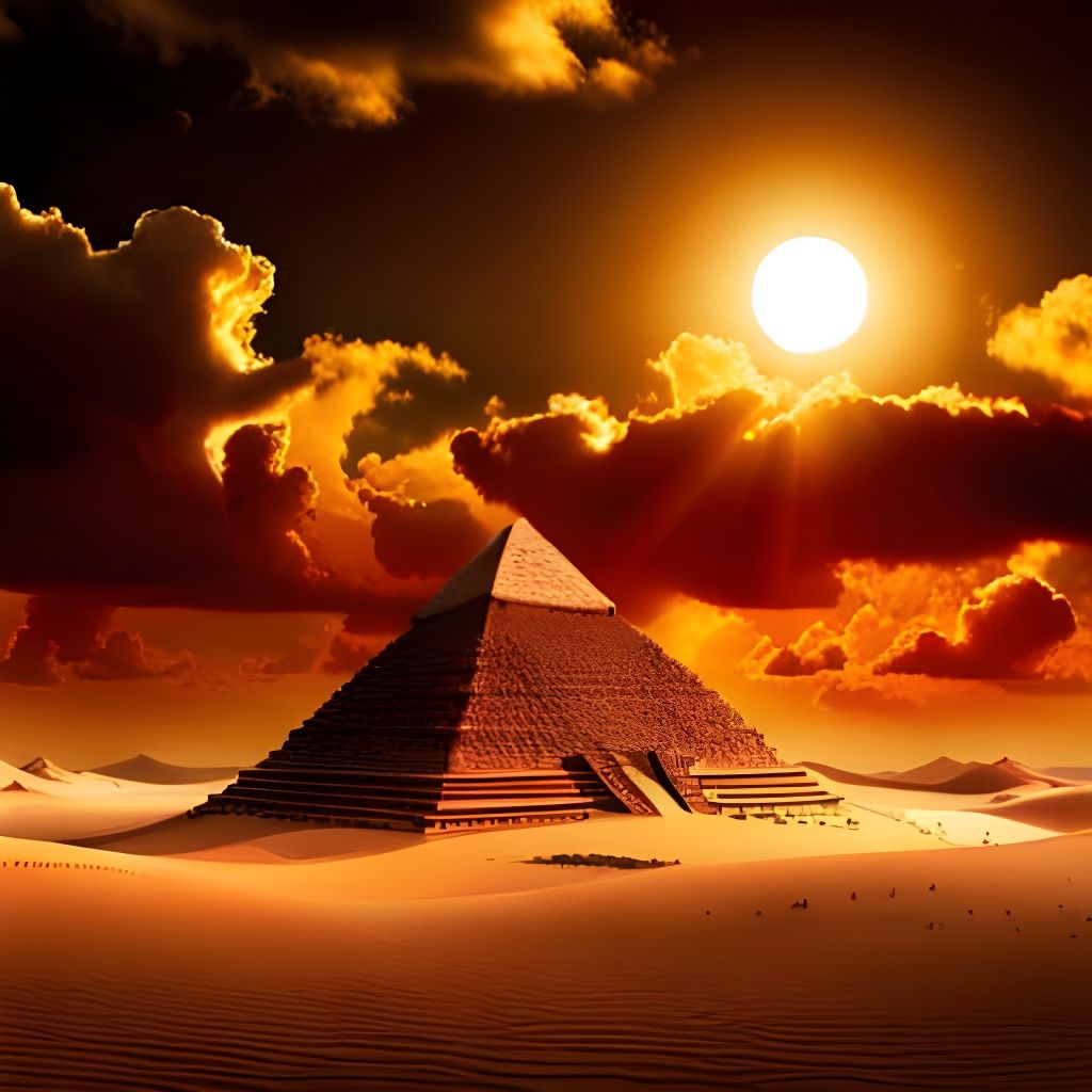 A Pyramid - AI Generated Artwork - NightCafe Creator