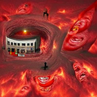 the centre of hell - AI Generated Artwork - NightCafe Creator