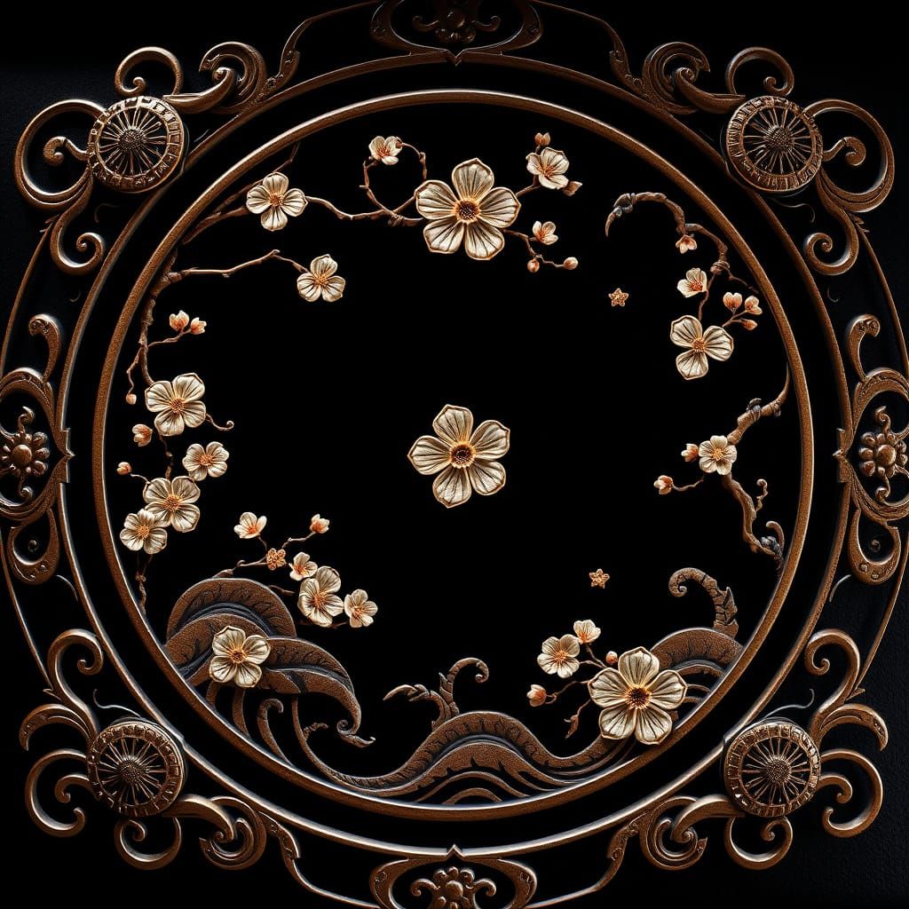 Japanese Circular Scrollwork - Japanese Circular Scrollwork ...