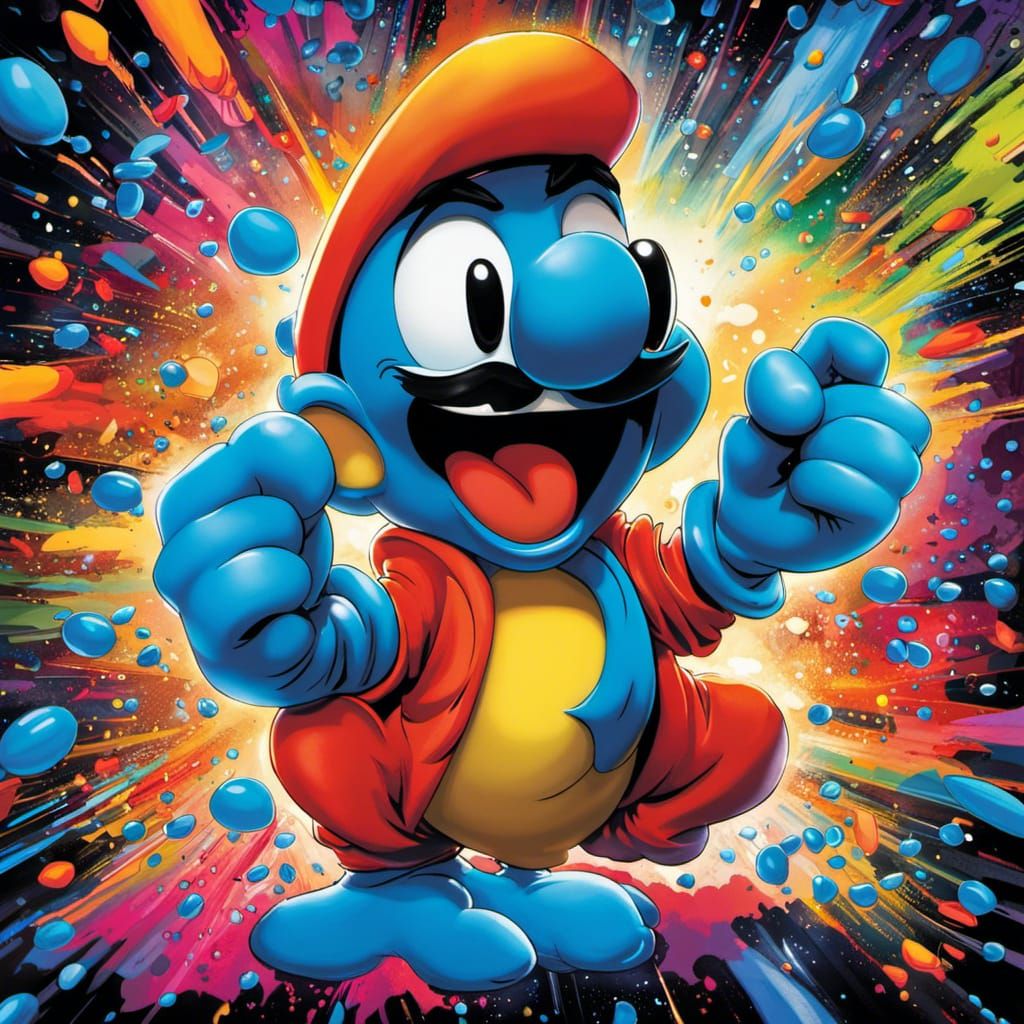 Blue Hero (1) - AI Generated Artwork - NightCafe Creator