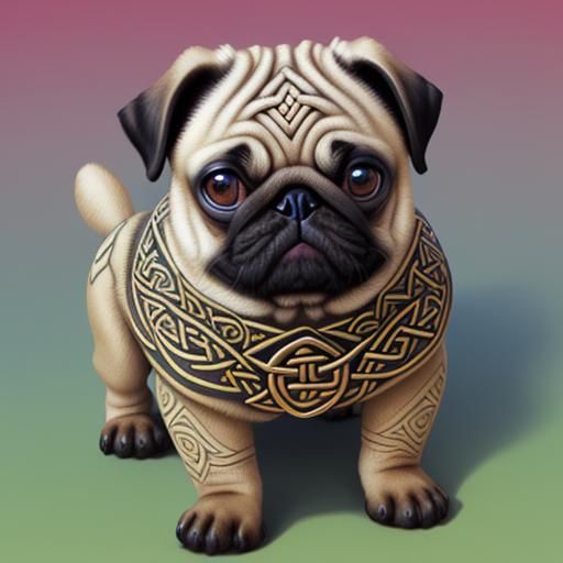 Pug - AI Generated Artwork - NightCafe Creator