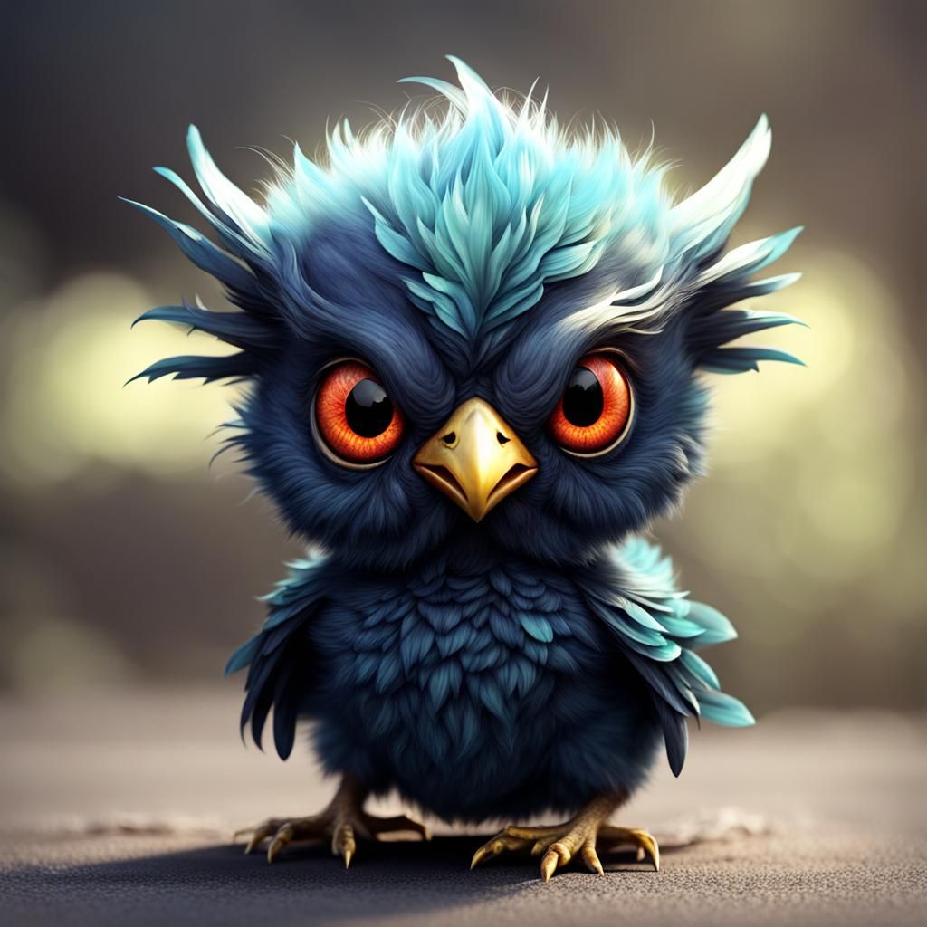 Evil Chick - AI Generated Artwork - NightCafe Creator
