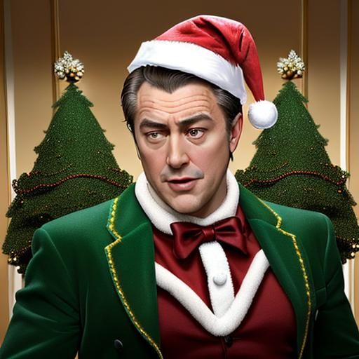 pompous actor (acting like a christmas tree) - AI Generated Artwork ...