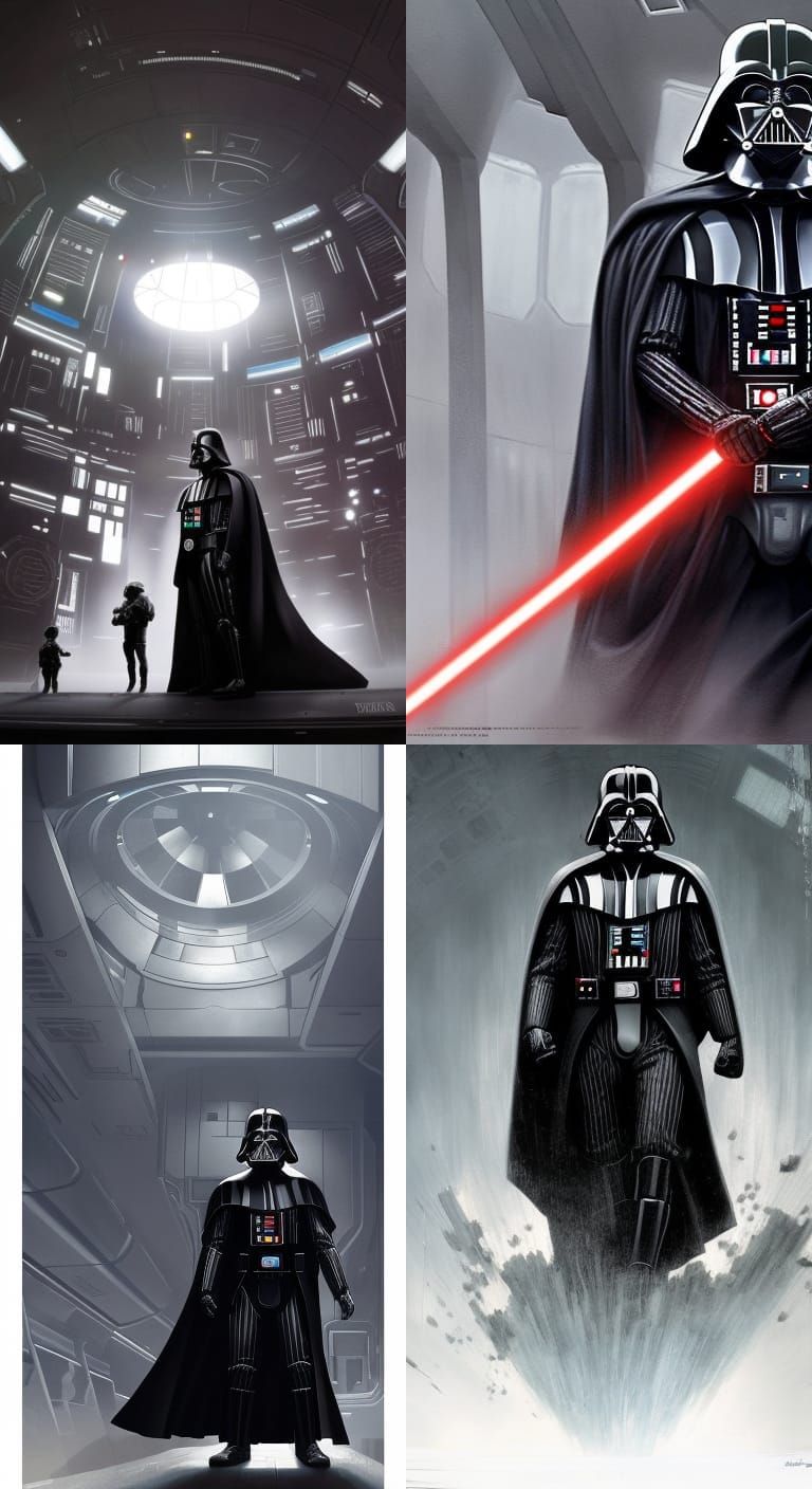 Darth Vader - AI Generated Artwork - NightCafe Creator