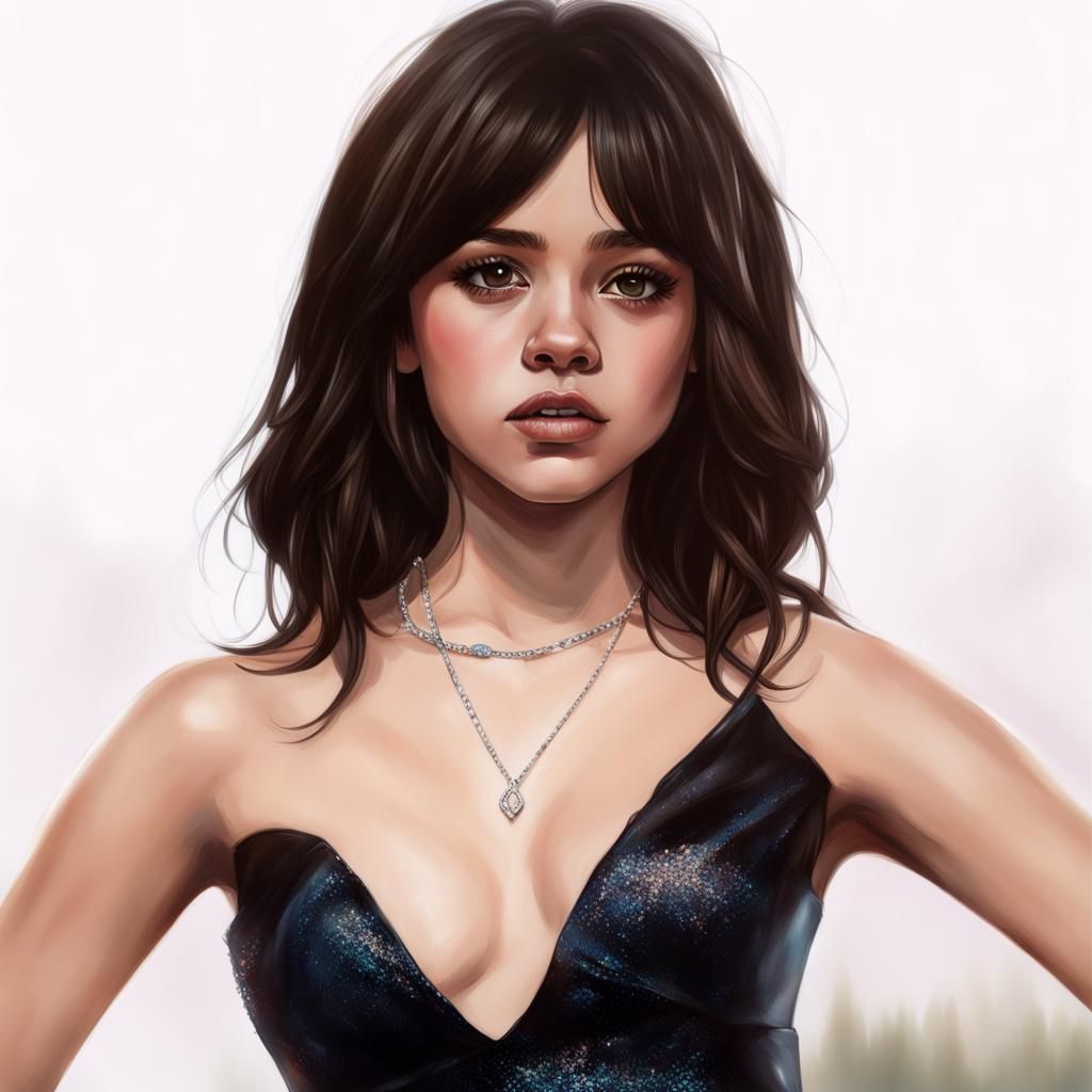 Jenna Ortega - AI Generated Artwork - NightCafe Creator