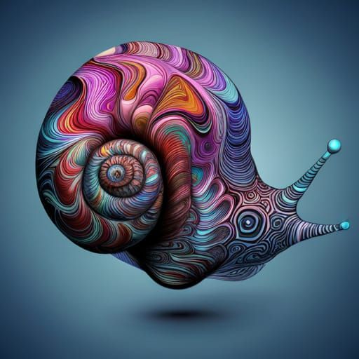 Cosmic snail - AI Generated Artwork - NightCafe Creator