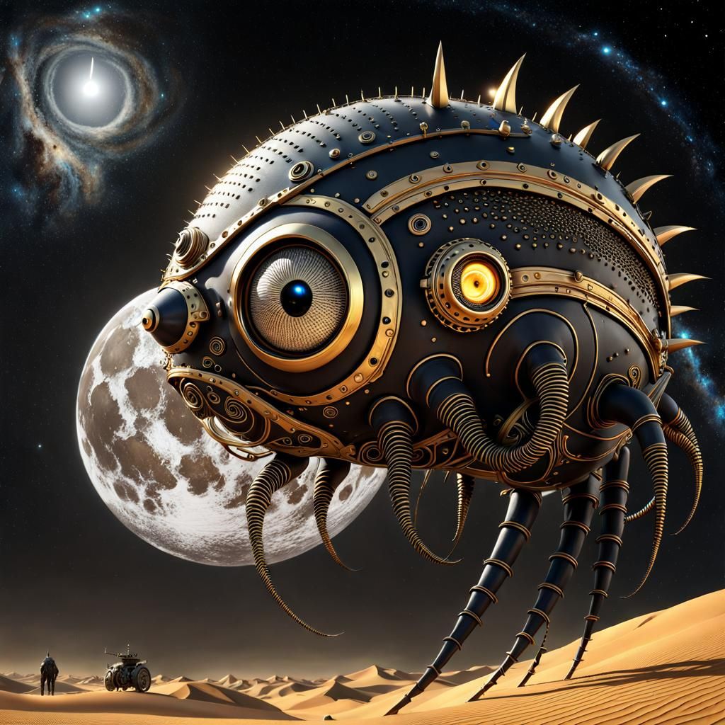 Alien SandBeast ~ - AI Generated Artwork - NightCafe Creator