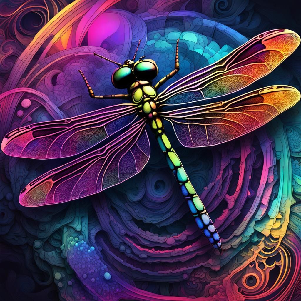 Dragonfly 3 - AI Generated Artwork - NightCafe Creator