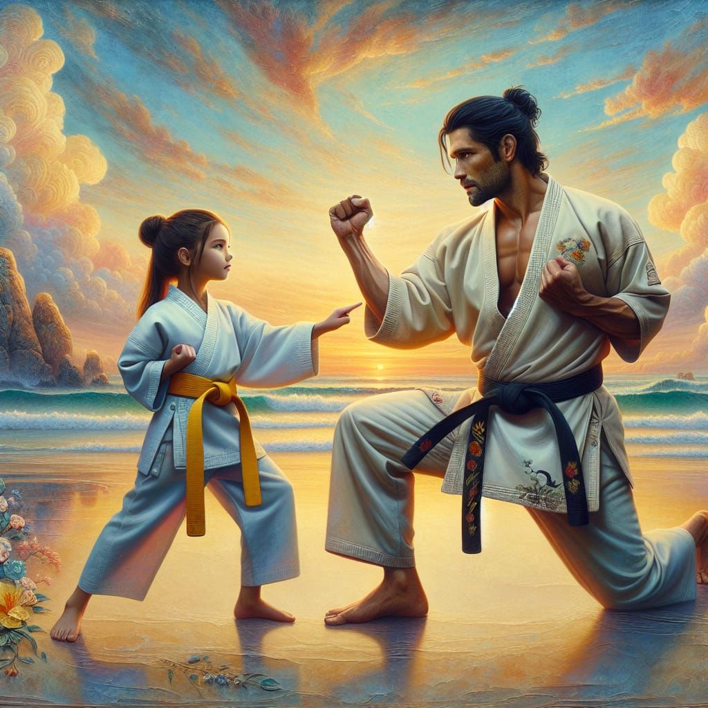 Master & Apprentice - AI Generated Artwork - NightCafe Creator