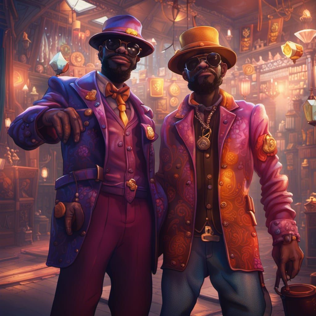 CASH READY PIMPS - AI Generated Artwork - NightCafe Creator