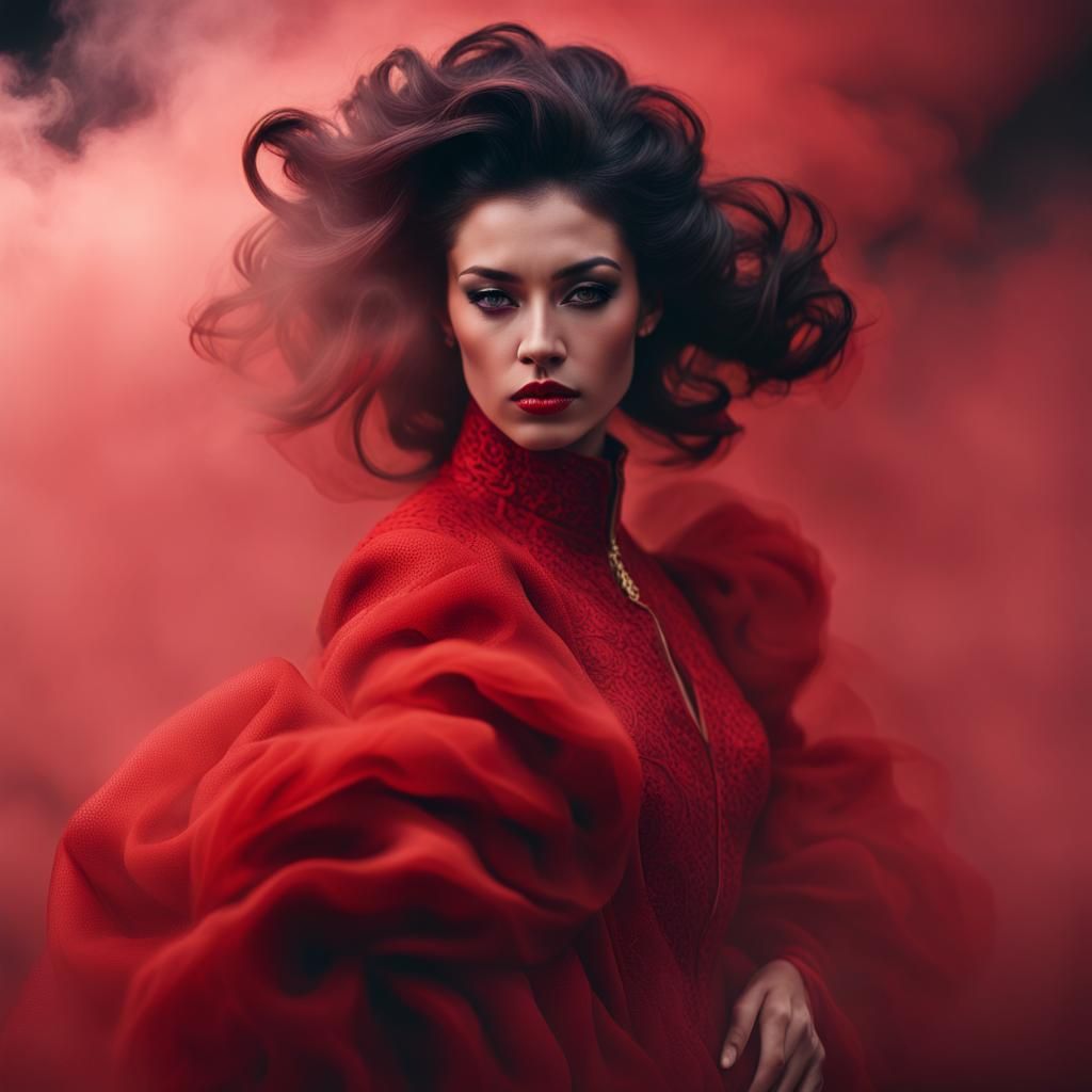 Red Mist - AI Generated Artwork - NightCafe Creator