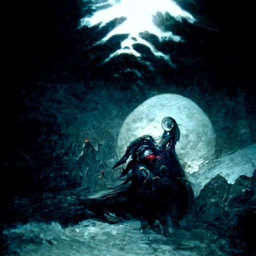 dark moon eclipse - AI Generated Artwork - NightCafe Creator