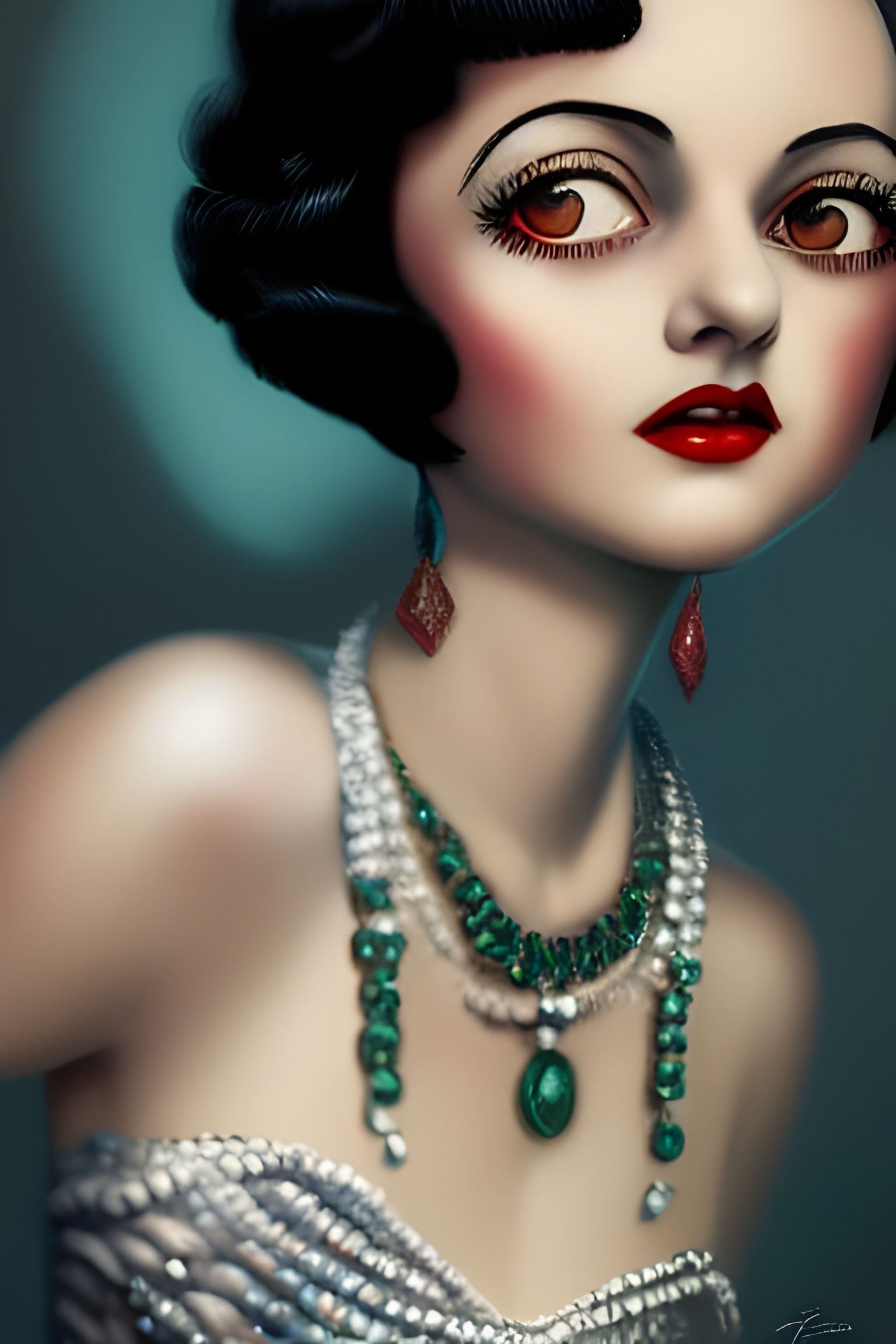 Betty Boop as a 1920s flapper - AI Generated Artwork - NightCafe Creator
