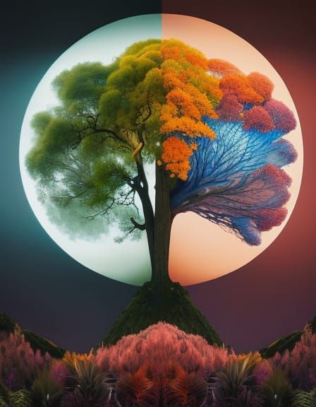 Tree branches - AI Generated Artwork - NightCafe Creator