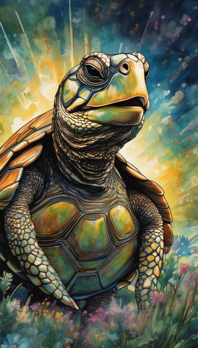 Turtles 04 - AI Generated Artwork - NightCafe Creator