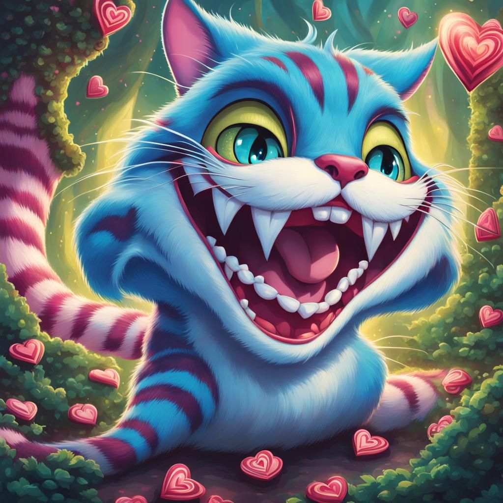 Cheshire Cat - AI Generated Artwork - NightCafe Creator