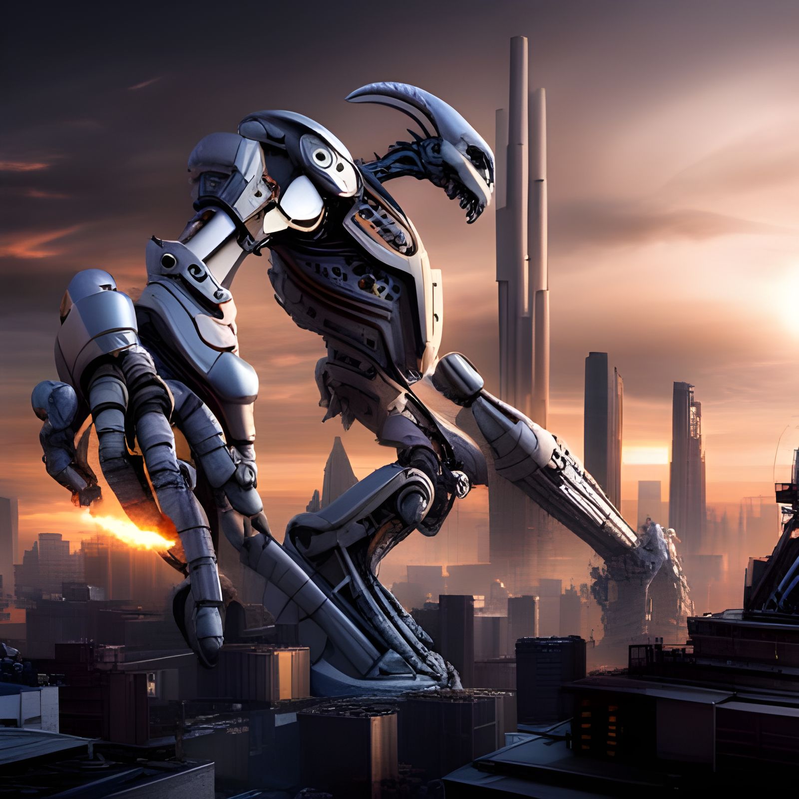 Mechanical Beast Hybrids Unleashed . - AI Generated Artwork - NightCafe ...