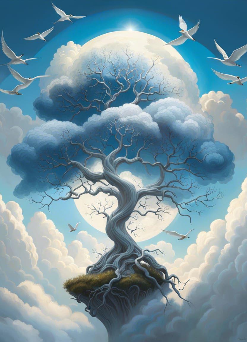 Cloud Structures - AI Generated Artwork - NightCafe Creator