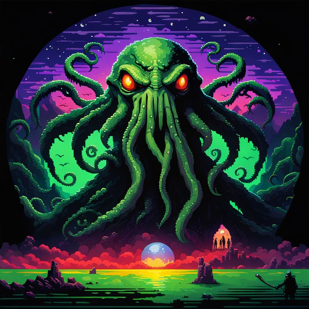 Primordial Descent: Abyssal Majesty - AI Generated Artwork - NightCafe ...