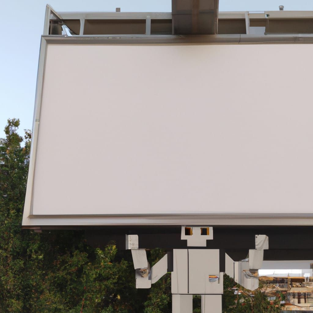 Robotic billboard - AI Generated Artwork - NightCafe Creator