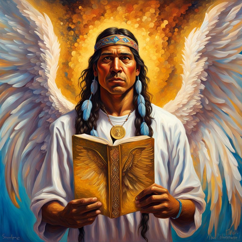 Native Angel - AI Generated Artwork - NightCafe Creator