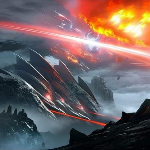 God's Anger 8k resolution concept art Greg Rutkowski cosmic ominous ...