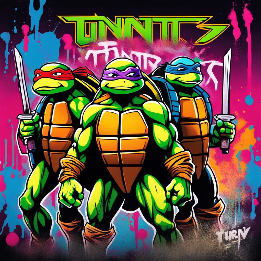 80s tmnt movie poster - AI Generated Artwork - NightCafe Creator