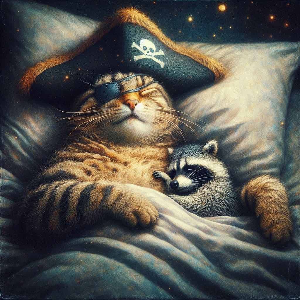 Pirates snoring 💤 - AI Generated Artwork - NightCafe Creator