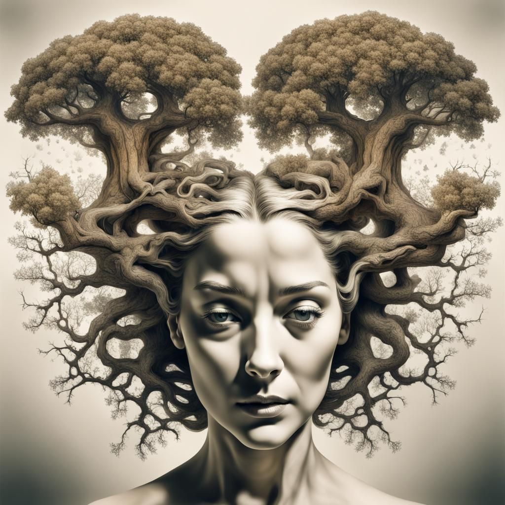 Tree Of Thoughts 🪵🍂🧠 v3 - AI Generated Artwork - NightCafe Creator