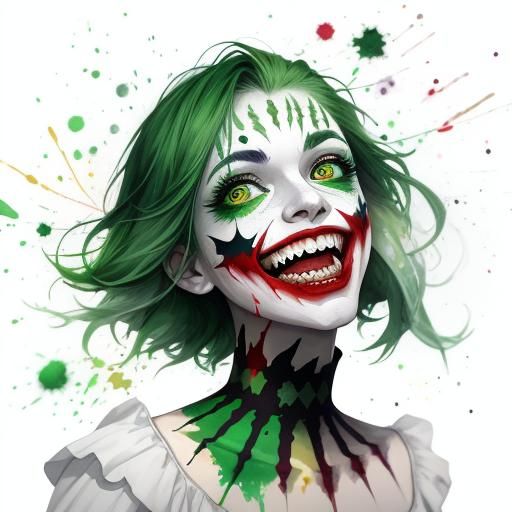 Lady joker - AI Generated Artwork - NightCafe Creator