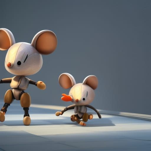 Wind-up Toy Mouse - AI Generated Artwork - NightCafe Creator
