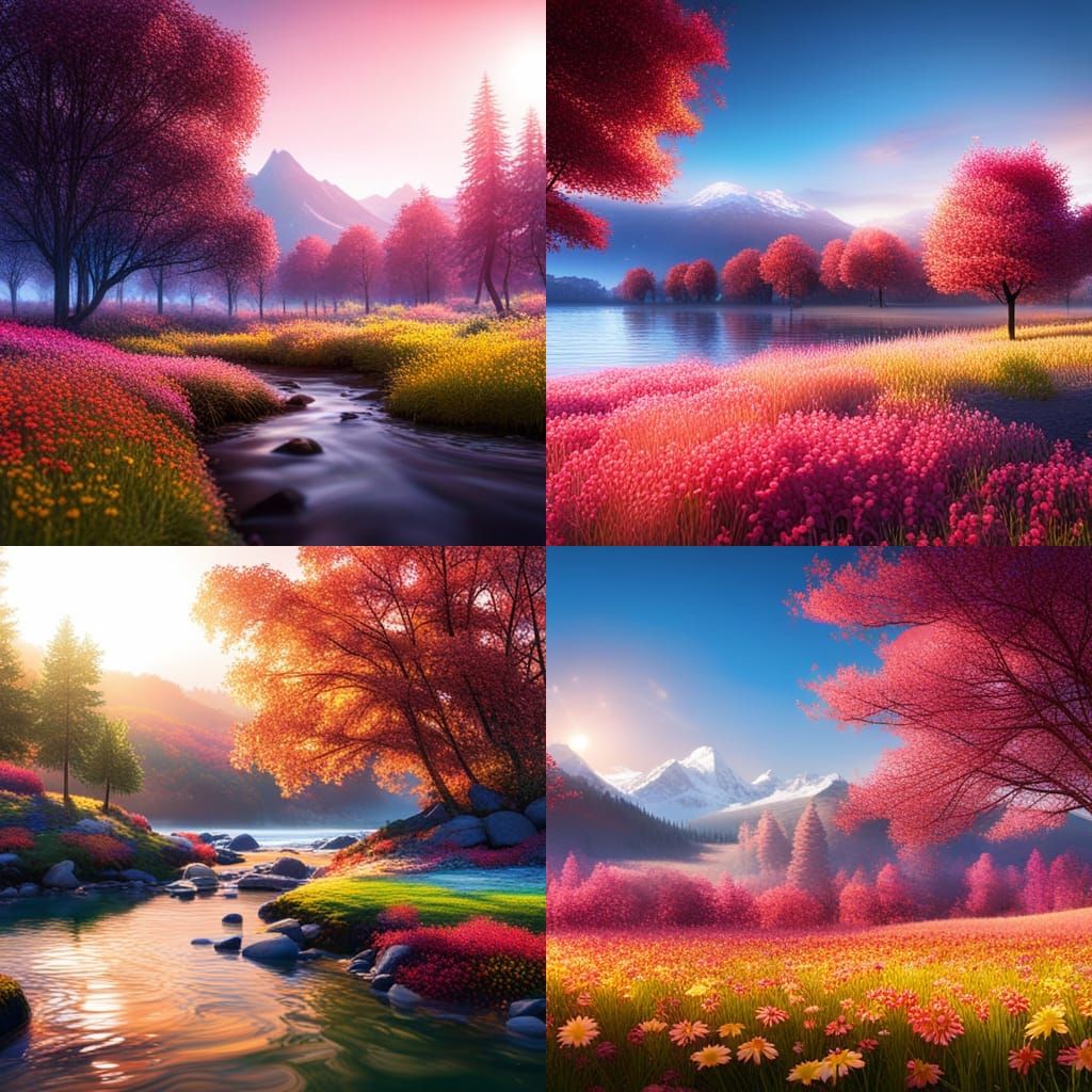 Seasons - AI Generated Artwork - NightCafe Creator