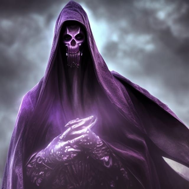 the purple reaper - AI Generated Artwork - NightCafe Creator
