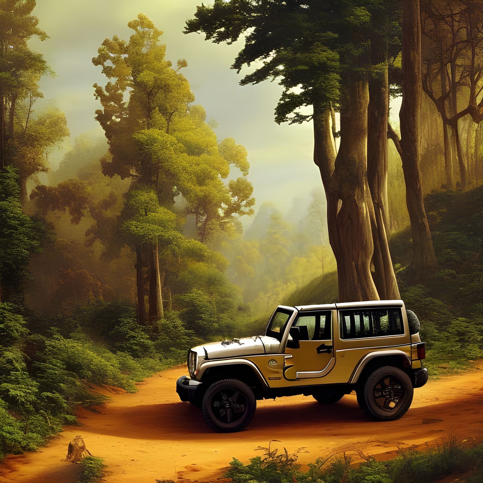 Portrait of a jeep - AI Generated Artwork - NightCafe Creator