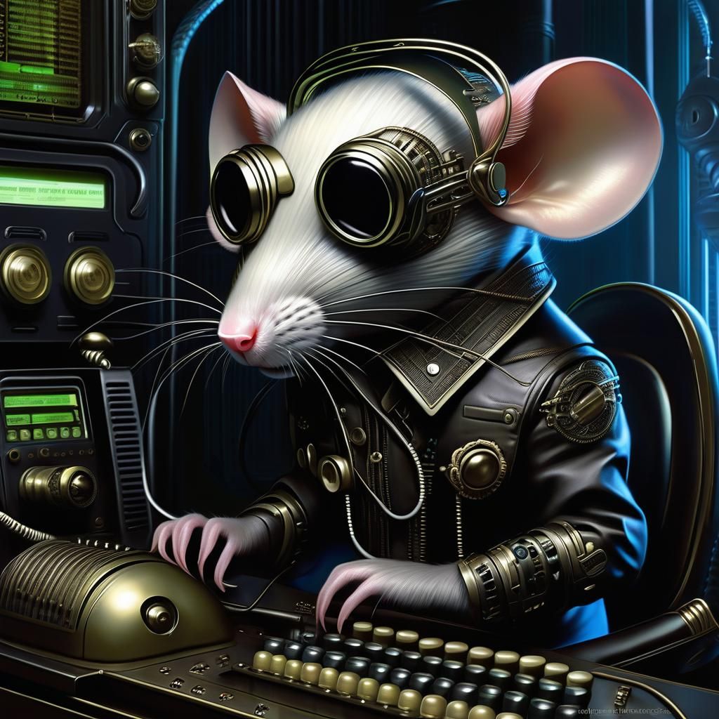Genetically Engineered Cybernetically Enhanced Rat Working as a ...